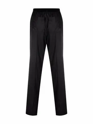 TOM FORD Logo-waistband Silk Pajama Trousers - Black
