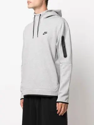 Nike Logo-print Hoodie - Grey