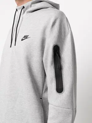 Nike Logo-print Hoodie - Grey