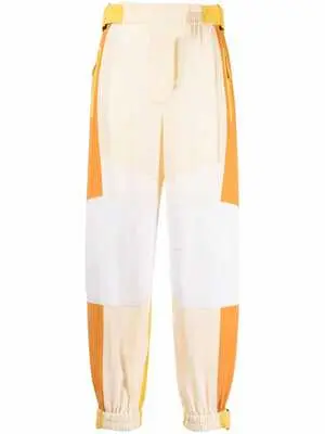 Stella McCartney Lacey Patchwork-design Tapered Trousers
