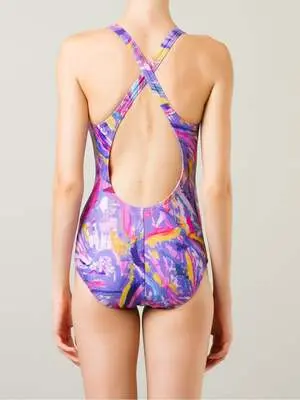 AMIR SLAMA Graphic-print Swimsuit