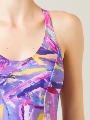 AMIR SLAMA Graphic-print Swimsuit