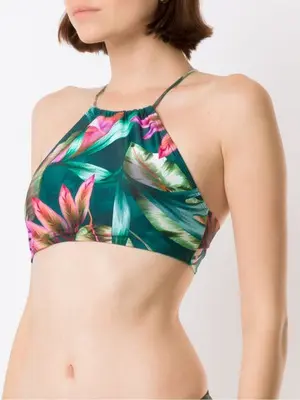 LYGIA & NANNY Ilana Leaf-print Bikini