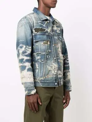 Givenchy Distressed-effect Denim Jacket
