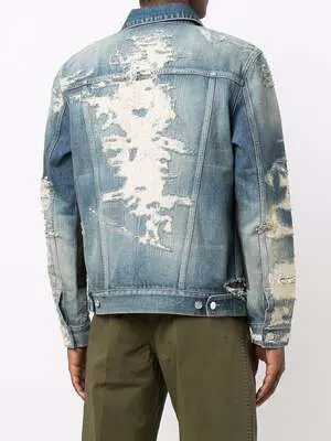 Givenchy Distressed-effect Denim Jacket
