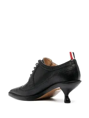 Thom Browne Longwing Brogues With Sculpted Heel - Black