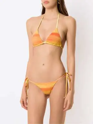 AMIR SLAMA Gradient-effect Bikini Set
