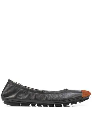 MADISON MAISON Elasticated Ballerina Shoes - Black