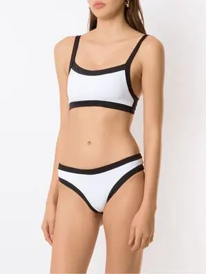 AMIR SLAMA Two-tone Bikini Set