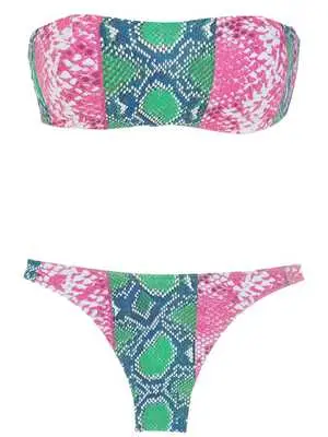 Amir Slama Strapless Bikini Set