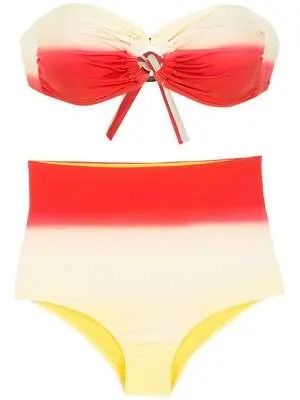 AMIR SLAMA Gradient-effect Bikini Set - Orange