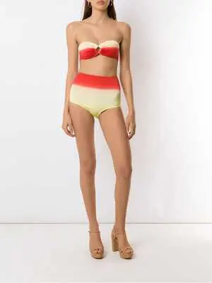 AMIR SLAMA Gradient-effect Bikini Set