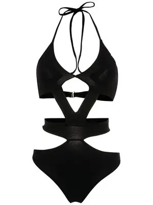 AMIR SLAMA Cut-out Swimsuit - Black