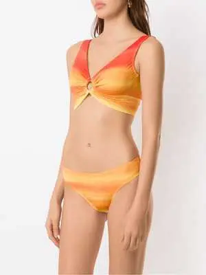 AMIR SLAMA Gradient-effect Bikini