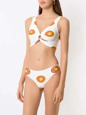 AMIR SLAMA Printed Bikini Set