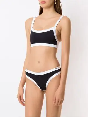 AMIR SLAMA Two-tone Bikini Set