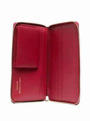Comme Des Garçons Zip Around Continental Wallet - Red