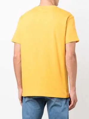 Polo Ralph Lauren Embroidered-logo Short-sleeved T-shirt - Yellow