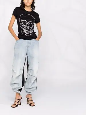 Philipp Plein Skull Logo Print T-shirt