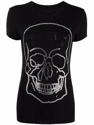 Philipp Plein Skull Logo Print T-shirt