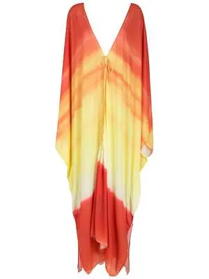 AMIR SLAMA Printed Beach Dress - Orange