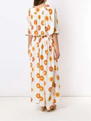 AMIR SLAMA Printed Oversized Dress