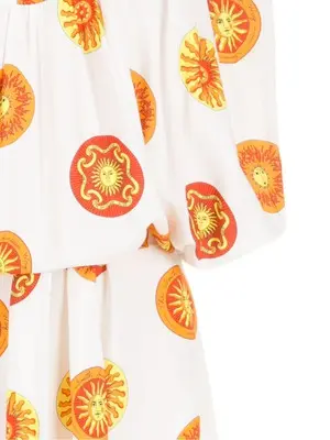 AMIR SLAMA Printed Oversized Dress