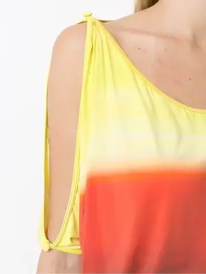AMIR SLAMA Gradient Mini Dress