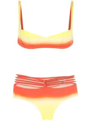 AMIR SLAMA Printed Bikini Set