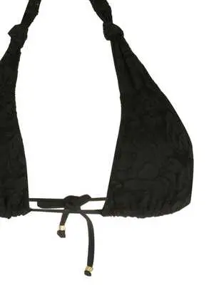 AMIR SLAMA Textured Triangle Bikini Set
