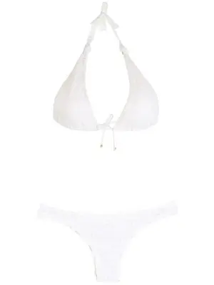 AMIR SLAMA Triangle Bikini Set - White