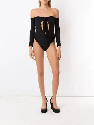 AMIR SLAMA Cut-out Bodysuit