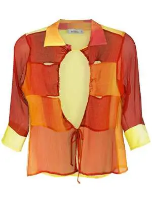 AMIR SLAMA Printed Silk Shirt