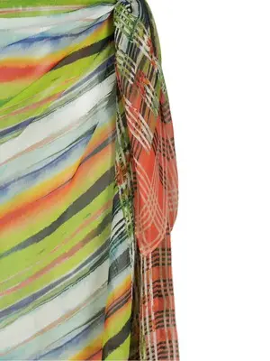 AMIR SLAMA Printed Beach Skirt - Multicolour