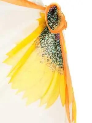 AMIR SLAMA Printed Beach Skirt - Yellow