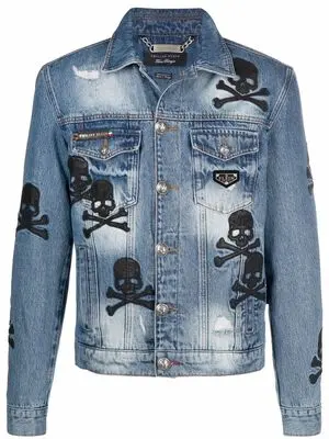 Men's Philipp Plein Blue Denim
