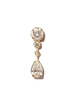 Sophie Bille Brahe 18kt Yellow Goutte Diamond Drop Earring - Gold