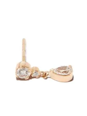 Sophie Bille Brahe 18kt Yellow Goutte Diamond Drop Earring