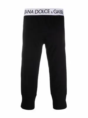 Dolce & Gabbana Logo-waistband Two-way Leggings