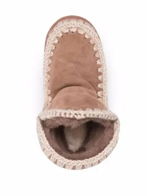 Mou Stitch-detail Slip-on Boots