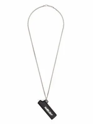 AMBUSH Lighter Case Pendant Necklace - Black
