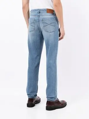 Brunello Cucinelli Mid-rise Straight-leg Jeans