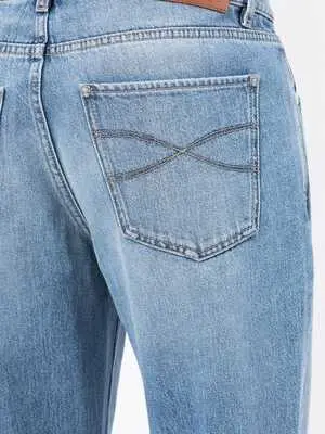 Brunello Cucinelli Mid-rise Straight-leg Jeans