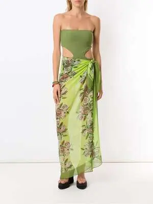 AMIR SLAMA Pinted Beach Skirt