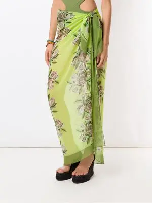 AMIR SLAMA Pinted Beach Skirt