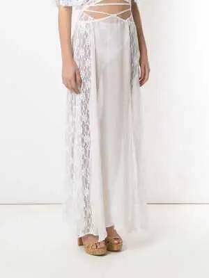 AMIR SLAMA Lace Maxi Skirt