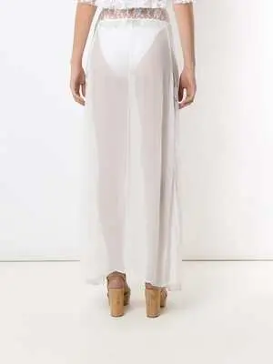 AMIR SLAMA Lace Maxi Skirt