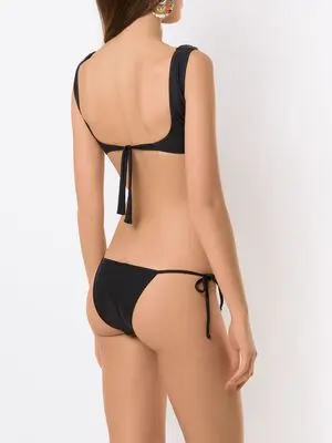 AMIR SLAMA Textured Triangle Bikini Set