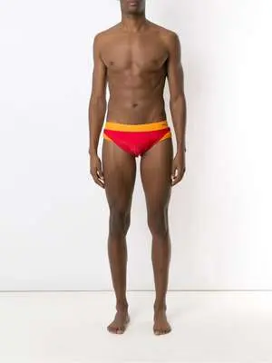 AMIR SLAMA Colour-block Swim Trunks