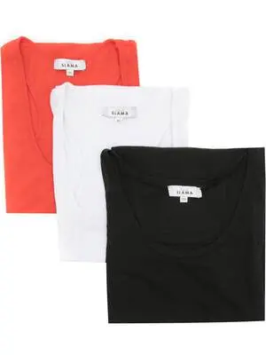 AMIR SLAMA Three-pack Tank Tops - Red